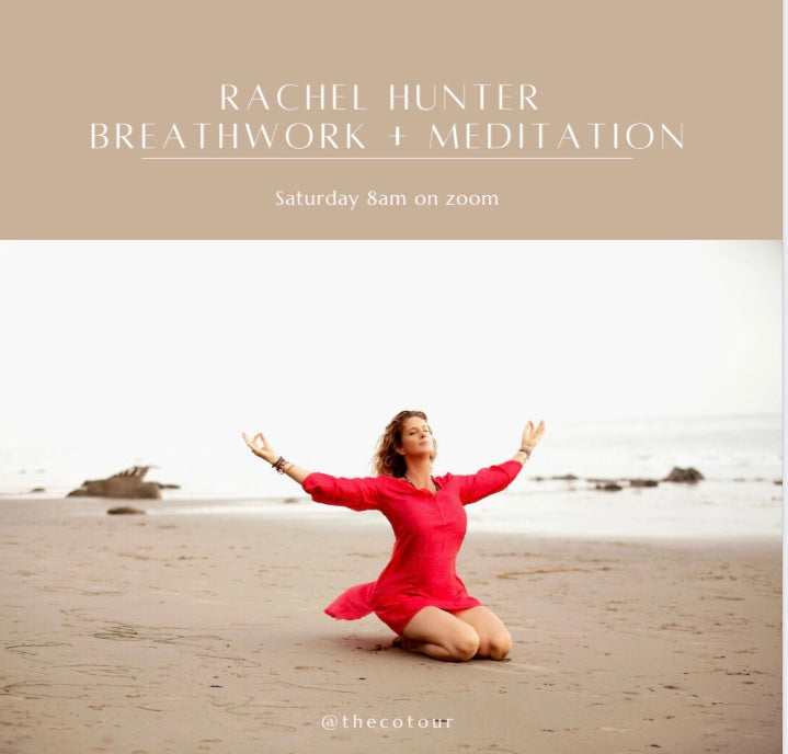 Live Online Meditation & Breathwork classes with Rachel Hunter – The Cotour